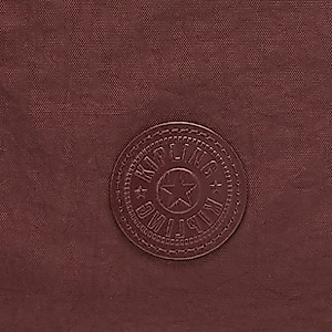 Kipling Womens WomenÂ’s Arto Crossbody Bag, Lightweight Everyday Purse, Casual Nylon Shoulder Bag, Mahogany, 11.5 L x 10.25 H 1.5 D US