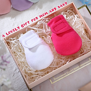 16 Pairs Adjustable Baby Mittens No Scratch Newborn Cotton Breathable Gloves Warm Baby Mitts for Boys Kids