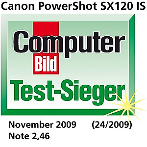 Canon Powershot SX120 IS 10MP Digital Camera (Black)