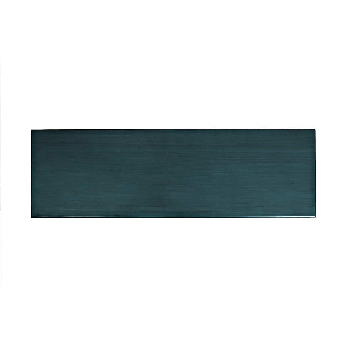 Benjara Koi 60 Inch Acacia TV Media Entertainment Center Console, 4 Glass Doors, Crossed Wood Design, Antique Blue, 60-Inch