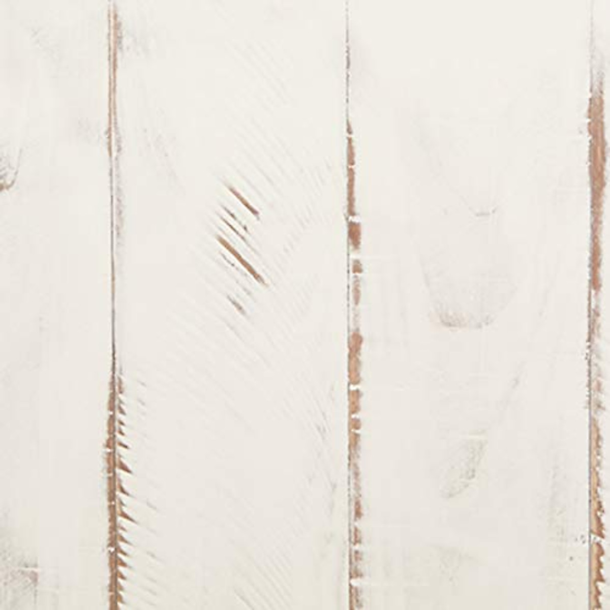 Signature Design by Ashley Wystfield Farmhouse End Table with Storage, Distressed White & Brown Finish