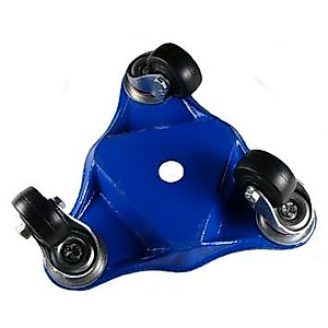 Tri Wheel Cup Dolly with 3" Hard Rubber Wheels - 840 lbs Capcity - Made in USA