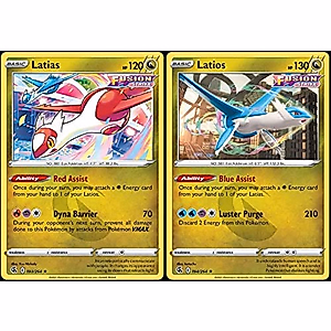 Latias 193/264 & Latios 194/264 - Fusion Strike - Legendary Pokemon Card Lot - Dragon Type