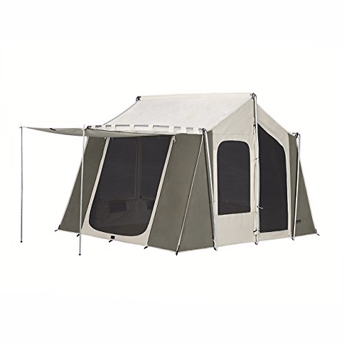 KODIAK CANVAS 12x9 Canvas Cabin Tent, Tan, One Size