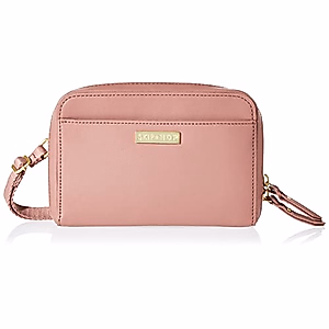 Skip Hop Adjustable Greenwich Easy-Access Convertible-Pack, Vegan Leather, Dusty Rose 1 Count (Pack of 1)