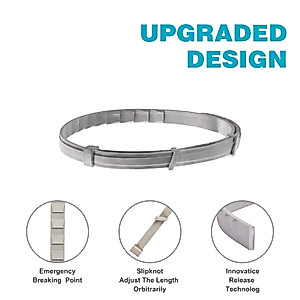 Flea and Tick Collar for Dogs,2 Pack,Natural Flea and Tick Prevention for Dogs,8 Months Protection,One Size Fits All Dogs,Adjustable & Waterproof,Include Flea Comb