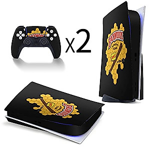 PS5 Skin Back-Woods for Playstation 5 Disc Edition with Console and Dualsense Controller Full Set