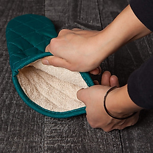 Now Designs Superior Oven Mitt, Set of Two, Peacock Green