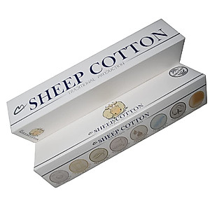 CM SHEEPCOTTON Turkish Muslin Burp Cloths0 Cotton 7 Pack Large 4 Layers Extra Absorbent Soft and Breathable Pre-Washed Feston Stitch Vacuum Packed
