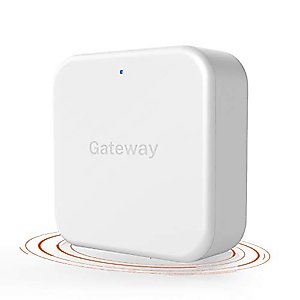 WiFi Gateway Support TT Lock App Remotely Control Keyless Entry Door Lock Wi-Fi Bridge Gateway Work with Alexa Smart Device Voice Control Bluetooth Lock Smart Hub for Holify Electronic Lock by Holify