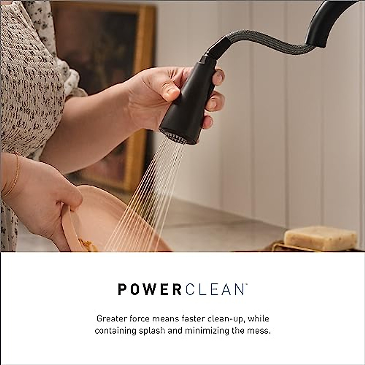 Moen CA87003SRS 1H SRS Kitchen Faucet, 9, Spot Resist Stainless