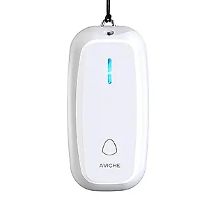 AVICHE New Version M5 Necklace Wearable Mini Personal with USB | White