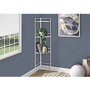 Monarch Specialties None Bookcase, White