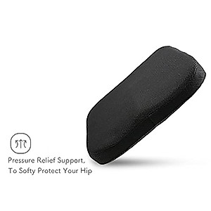 NNAA Orthopedic Cushion Ergonomic Chair Pad Memory Foam Seat Cushion Tailbone Sciatica Back Pain Relief Comfort Office Chair Car Seat Cushion Non-Slip style2