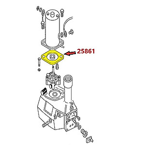 Western Fisher Snow Plow Cable Control Pump Gasket Kit 55350, 55357, 25861
