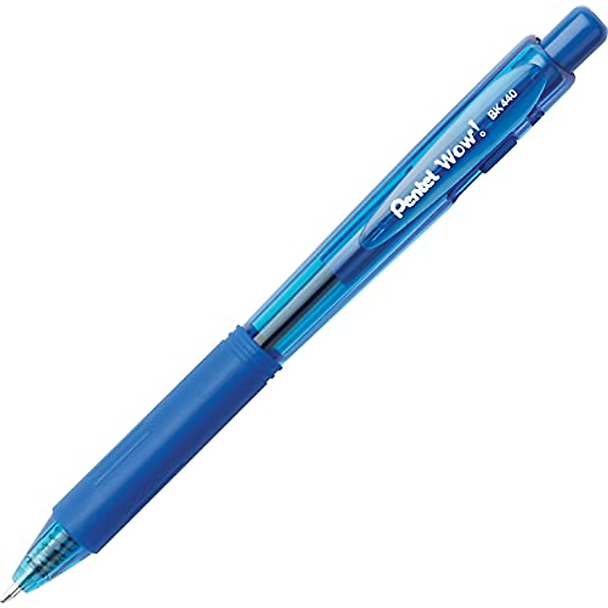 Pentel Bk440bp8m Wow! Retractable Ballpoint Pen, 1Mm, Assorted Barrel, Assorted Ink, 8/Pack