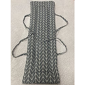 FAJIAYI Indoor/Outdoor Bench Cushion Cotton Garden Furniture Cushion,Fresco Bench Mat Long Swing Chair Cushion,Non-Slip Quilted Bench Seat Cushion Picnic,Swing,Wicker,Garden Bench,Dining Room,40 * 1