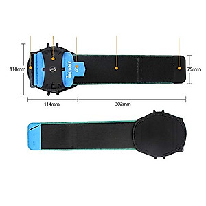 360° Rotatable Sports Running Armband Case Cell Phone Holder for iPhone 14 13 11 Pro Max 12 Mini XR SE 8 Samsung Galaxy S20 S21 S22 S23 Plus S10e Google Pixel 6a 5 6 7 Moto E BLU View, 4''-6.5'' Phone