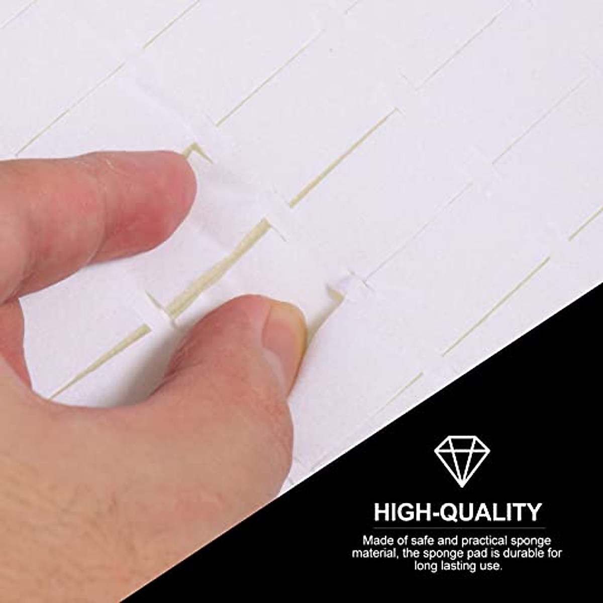 Cabilock 4pcs Box jewelry box pad jewelry tray insert showcase dsiplay insert jewelry display for selling jewelry showcase pads jewelry insert pad foam insert jewelry rack white sponge ring