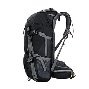 WoneNice 50L(45+5) Waterproof Hiking Backpack - Outdoor Sport Daypack with Rain Cover