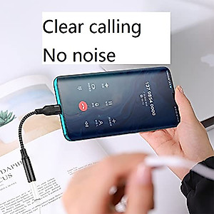 navor USB C to 3.5mm Headphone Jack Adapter Cable, Type C to Aux Audio Dongle Converter Adapter Compatible with Samsung Galaxy S22 S21 S20, Google Pixel 5, iPad Pro and More