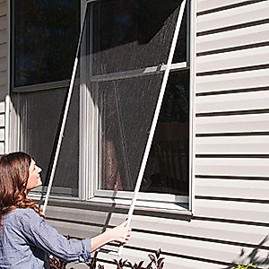 Saint-Gobain ADFORS FCS9831-M Standard Screen Repair Kit for Window & Door, 36" x 84", Charcoal, 21 Sq Ft ( Packaging May Vary )