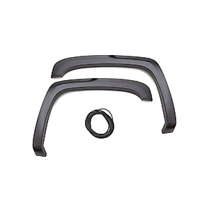 Bushwacker OE Style Factory Front Fender Flares | 2-Piece Set, Black, Smooth Finish | 20039-02 | Fits 1999-2007 Ford F-250/F-350/F-450/F-550 Super Duty