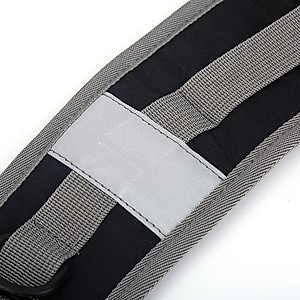 FILFEEL Bag Strap, 1 Pair Nylon Durable Backpack Shoulder Adjustable Belt Repair Parts Accessory(Black)