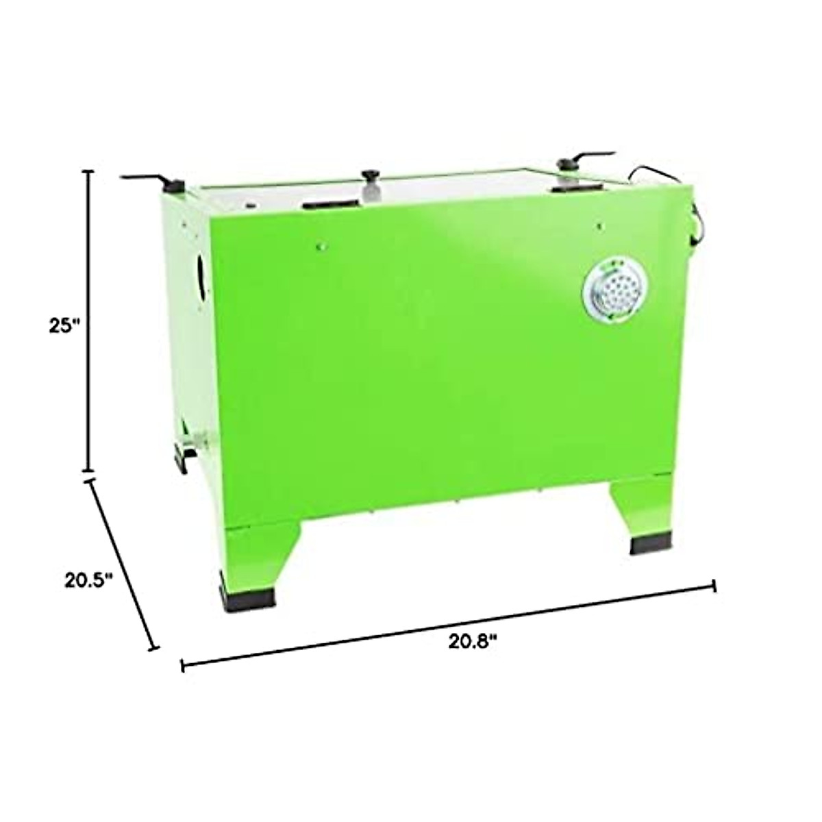 OEMTOOLS 24815 Bench Top Abrasive Blast Cabinet Kit, 24 Gallon Sand Blasting Box For Easy Removal Of Paint, Rust, And Oxidation, Includes Spray Gun, Gloves, Light, and Window Lens Underlays