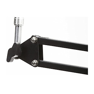 Knox Gear Studio Boom Microphone Arm Stand for Microphones, Gaming, Podcast, and Recording Boomarm Mic Stand for Desk, 5/8 Inch Thread