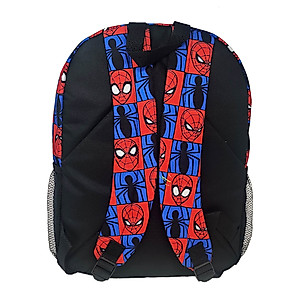 Marvel Spider-Man 16" Backpack Cargo Bag All Over Print Side Mesh Pockets