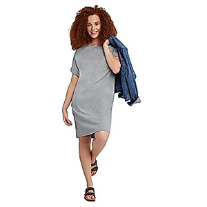 Hanes Women's Wear Around Nightshirt, Light Steel, One Size