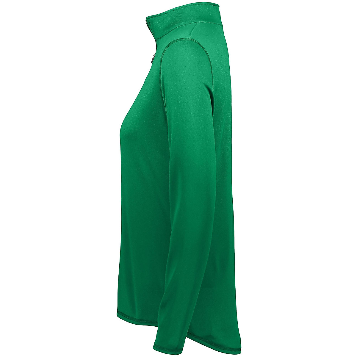 Augusta Sportswear Ladies Attain Wicking 1/4 Zip Pullover - Women's Running Long Sleeve Jacket with Sun Protection, Kelly, Large