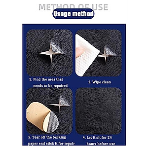 Leather Repair Patch 3M Adhesive Self-Adhesive Leather Repair Subsidy, Car Interior/Sofa/seat/Leather Bag Repair Patch (Color : A17, Size : 100x137cm/39.4x54")