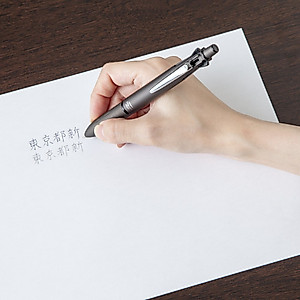 Zebra Clip-On Multi 2000 4 Color 0.7 mm Ballpoint Multi Pen 0.5 mm Pencil - Black Body