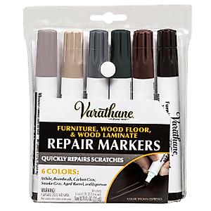 Varathane 374189 Wood Stain Repair Marker Kit, Assorted Cool Tone