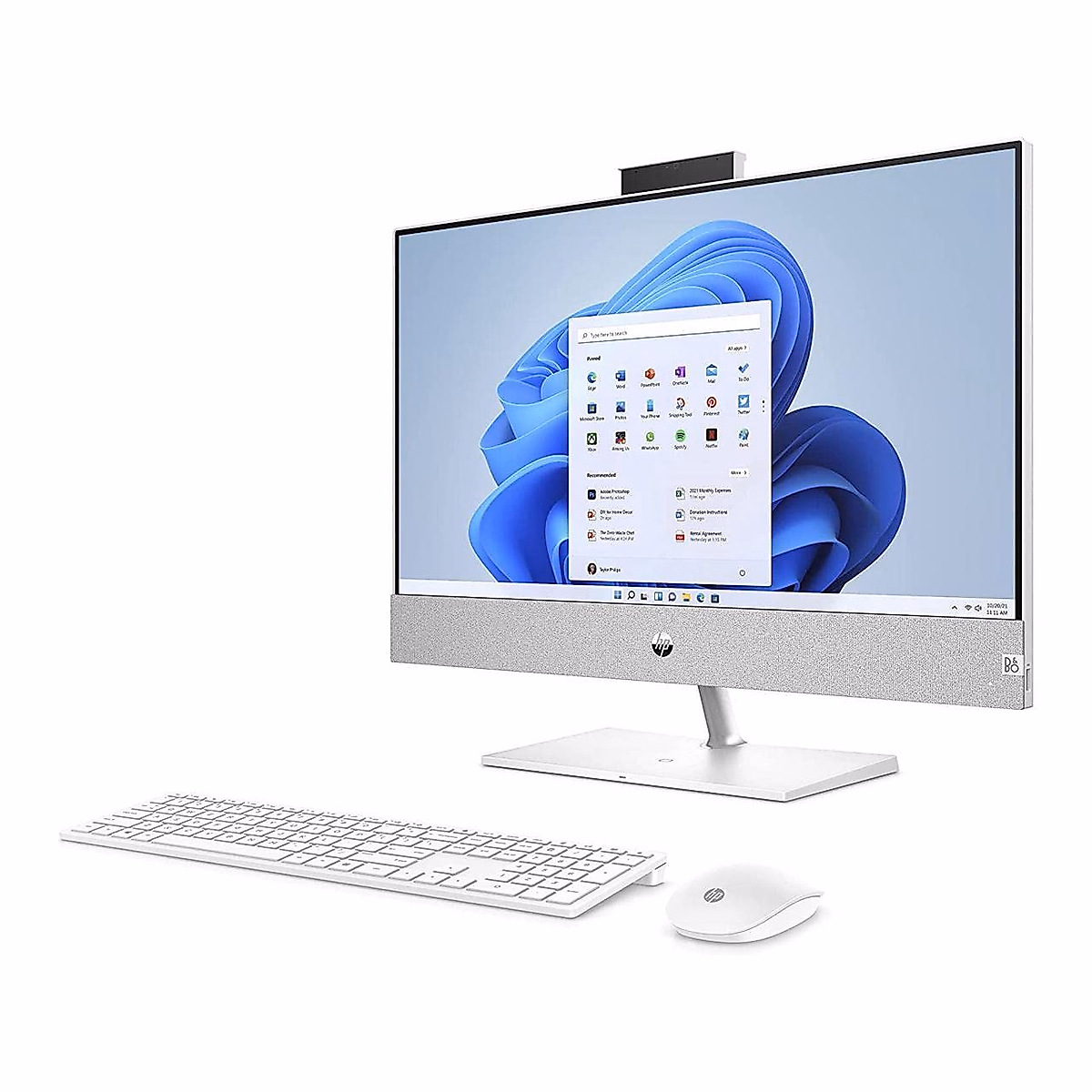 HP Pavilion 27-ca1031 27" Touchscreen FHD All-in-One Intel Core i5-12400T 1.8GHz 8GB RAM 512GB SSD and 256GB SSD NVIDIA GeForce MX450(2GB) Windows 11 Home(Renewed)