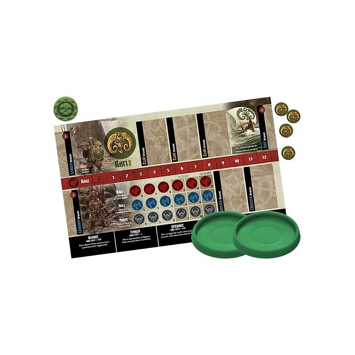 CMON Blood Rage 5th Player Board Game Expansion | Strategy Game | Viking Battle Game | Tabletop Miniatures Game for Adults and Teens | Ages 14+ | 2-4 Players | Average Playtime 60-90 Minutes | Made