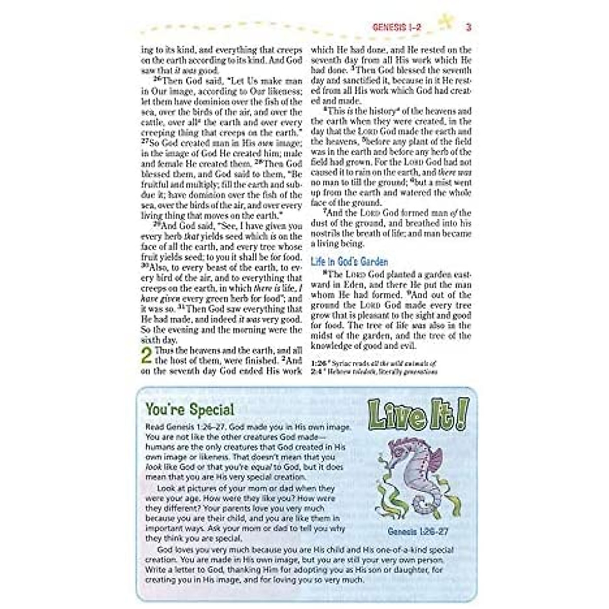 Personalized Bible Custom Text NKJV Pink Kid's Youth Children Adventure Italian Duo-Tone New King James Version Bible Custom Made Gift for Baptism Christenings Birthdays Celebrations