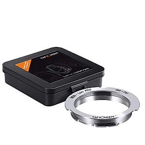 K&F Concept Lens Mount Adapter Compatible for Leica 52mm/75mm M39 Mount Lens to Leica DSLR Camera Body with Matting Varnish Design