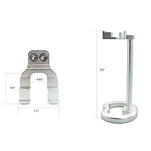 Bicrops Zinc Alloy Razor Holder, Suitable For A Variety Of Razors, Razor Holders That Can Extend The Life Of The Razor