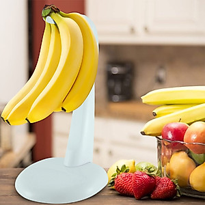 Meadow Lane Banana Holder Stand - BPA-Free White Plastic Fruit Hanger for Freshness, Kitchen Storage Item, 1-Pack