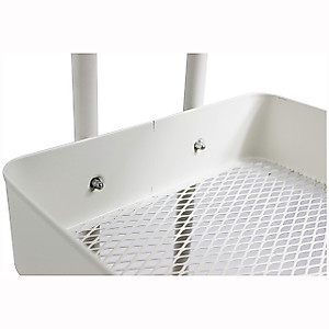 MaxWorks 50175 3-Tier Metal Rolling Utility Cart Heavy Duty Storage with Wheels