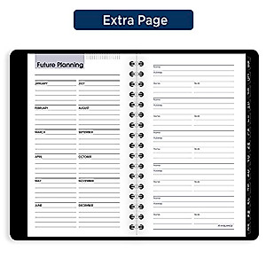 AT-A-GLANCE 2024 Weekly Planner, DayMinder, Hourly Appointment Book, 3-1/2 x 6", Pocket Size, Tabbed Telephone/Address Pages, Texture Cover, Black (G2500024)