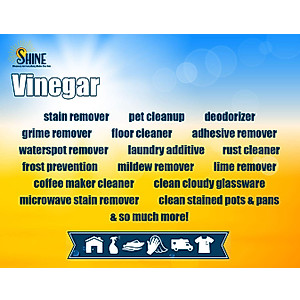 Energen of Carolina 45 Percent White Vinegar, 450 Grain Vinegar Concentrate, 1 Gallon of Natural Concentrated Industrial Vinegar, 1 Gallon (128 Fl oz )