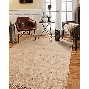 Natural Weave™ Handmade Eco-Friendly Jute Area Rug, Size - 4x6 ft, Color - Natural