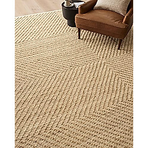 Loloi Angela Rose x Colton Collection CON-04 Natural/Ivory, Contemporary 9'-0" x 12'-0" Area Rug