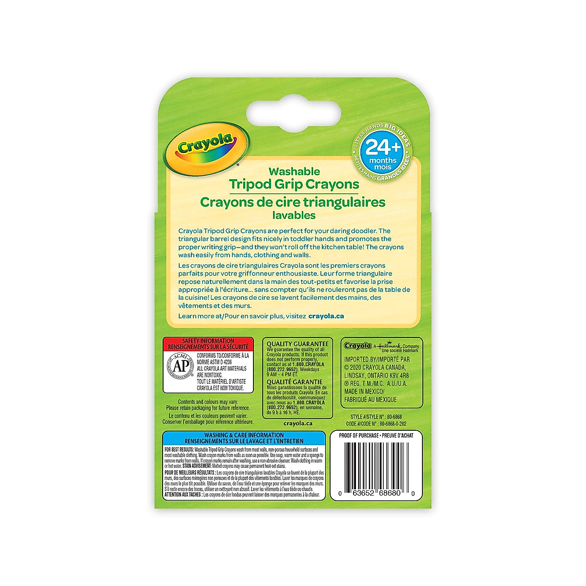 Crayola My First Triangular Crayons 8ct