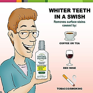 The Natural Dentist Whitening Antigingivitis Rinse, Clean Mint,16.9 Fl Oz (Pack of 2)