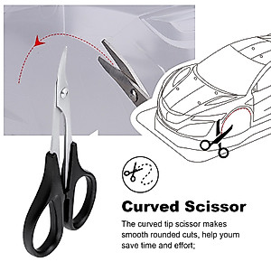 Hobbypark 3-Pack RC Body Reamer Hole Puncher and Curved Scissors & Straight Scissors Trimming Tools Set for RC Car Body Shell Lexan Plastic